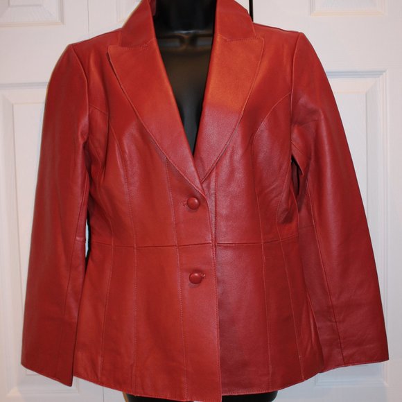 Pamela McCoy | Jackets & Coats | Nwot Pamela Mccoy Genuine Leather ...